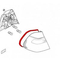 BMW NEW GENUINE 3 SERIES E46 COUPE REAR TAIL LIGHT GASKET SEAL ...