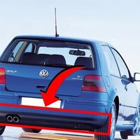 NEW GENUINE VW GOLF MK4 GTI V6 REAR BUMPER LOWER TRIM LIP SPOILER ...