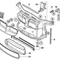 NEW GENUINE BMW 3 SERIES E90 E91 E92 E93 335 RIGHT OIL COOLER DUCT ...