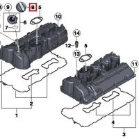 NEW BMW GENUINE 1 3 4 5 6 7 X1 X3 X4 X5 X6 SERIES MOTOR OIL FILLER CAP ...