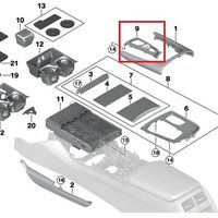NEW GENUINE BMW 7 SERIES G11 G12 GEAR SELECTOR SWITCH COVER LHD ...