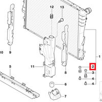 BMW NEW GENUINE E46 X3 E83 Z4 E85 RADIATOR COOLANT DRAIN PLUG SCREW ...