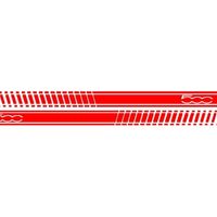 Side Decals Sticker Vinyl Red suitable for FIAT 500 (2007+) in Decals ...