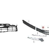 NEW GENUINE BMW 5 SERIES G30 G31 FRONT BUMPER GRILL RIGHT O/S ...