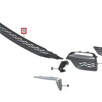 NEW GENUINE BMW X3 X4 SERIES G01 G02 FRONT M SPORT CENTER GRILL WITH ...