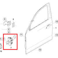 BMW NEW GENUINE 3 SERIES E90 E91 FRONT DOOR BRAKE HINGE FITS LEFT RIGHT ...