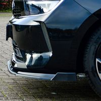 Black Gloss Front Bumper spoiler / skirt / valance with Wing For Opel ...
