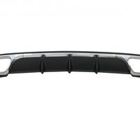 Front Bumper with Rear Diffuser and Exhaust Muffler Tips Chrome E65 ...