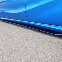 Black Gloss Performance Side skirts addons / Blades sill covers For ...