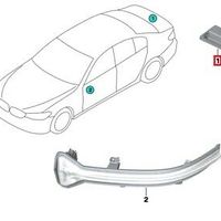 NEW GENUINE BMW 1 5 SERIES F40 G30 REAR REGISTRATION PLATE TOURING ...