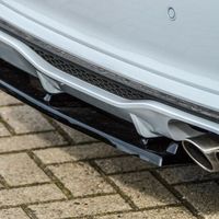 Performance Rear Bumper diffuser addon with ribs / fins For Ford Fiesta ...