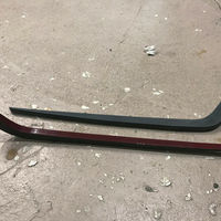 Performance Rear Bumper diffuser addon with ribs / fins For Renault ...