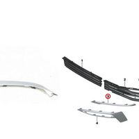 NEW GENUINE BMW 5 SERIES G30 G31 FRONT BUMPER RUBBER STRIP TRIM RIGHT ...