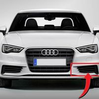 NEW GENUINE AUDI A3 S3 8V FRONT BUMPER LOWER GRILL LEFT N/S ...