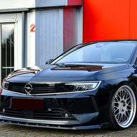 Black Gloss Front Bumper spoiler / skirt / valance with Wing For Opel ...