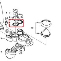 NEW GENUINE MINI R50 R52 R53 CENTER CONSOLE DRINK RING HOLDER INSERT ...