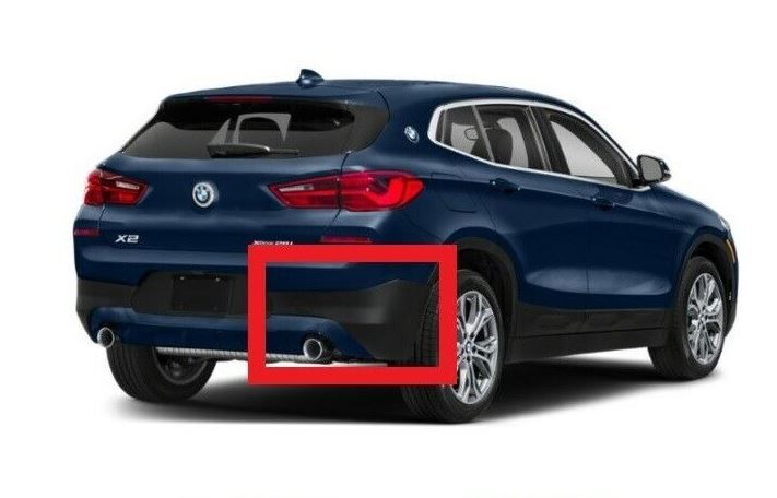 NEW GENUINE BMW X2 F39 REAR BUMPER SIDE MOLDIG TRIM RIGHT O/S ...