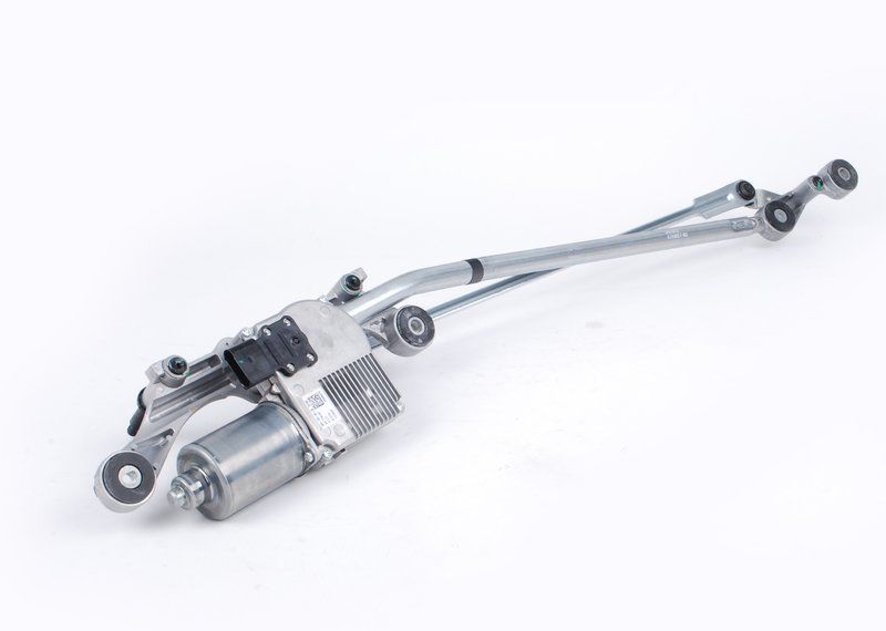 NEW GENUINE AUDI Q7 07-16 WINDOW WIPER MOUNTING WITH WIPER MOTOR LHD ...