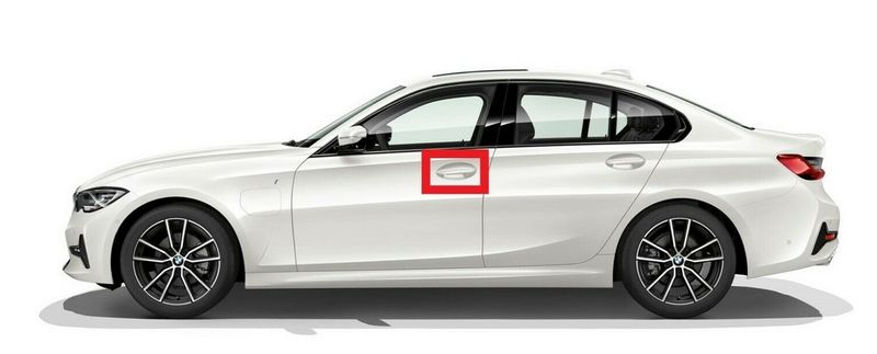 NEW GENUINE BMW 3 SERIES G20 G21 FRONT DRIVER SIDE DOOR HANDLE ...