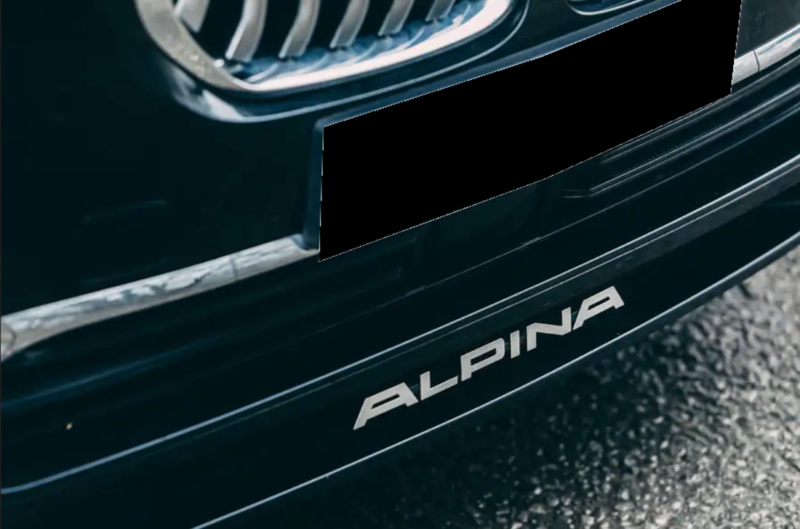 Genuine Alpina XB7 Letters Label/ Front Bumper Emblem for BMW X7 G07 in ...