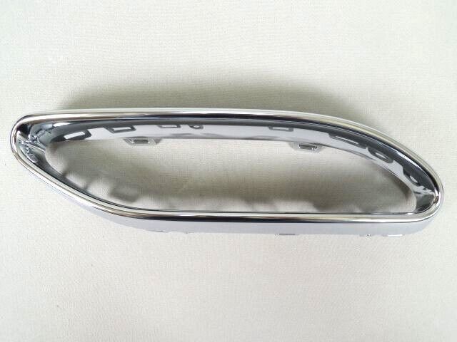 NEW GENUINE MERCEDES BENZ S-CLASS W222 REAR BUMPER MUFFLER CHROME TRIM ...