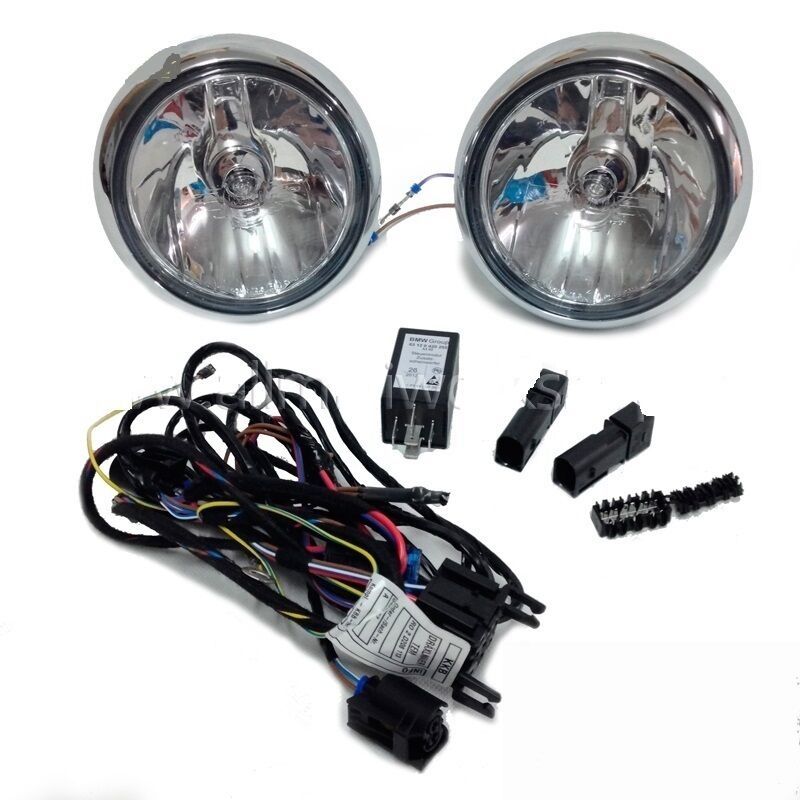 NEW GENUINE MINI SET ADDITIONAL HEADLIGHT HEADLAMP SPOT FOG LIGHT ...