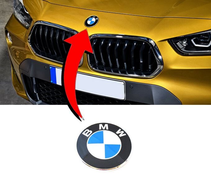 NEW GENUINE BMW X2 SERIES F39 HOOD BONNET 82MM BADGE LOGO 51147463692 ...