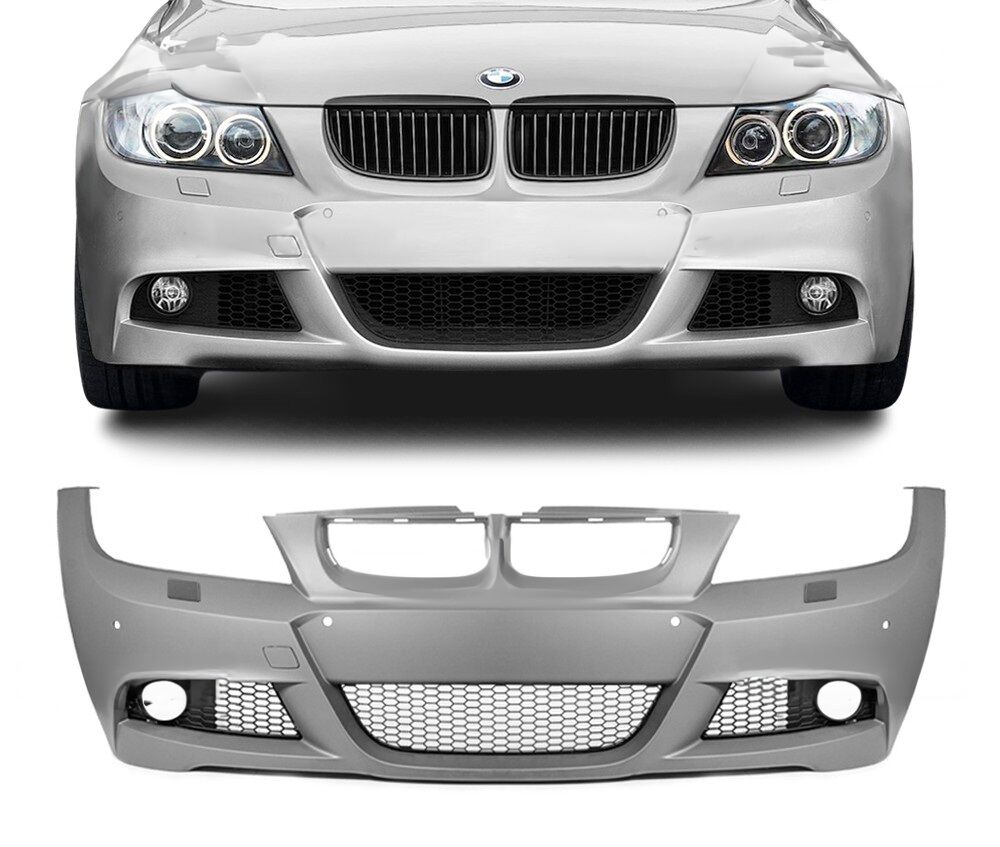Front M Sport Bumper for E90 / E91 05-08 with PDC LCI Look in Bumper ...