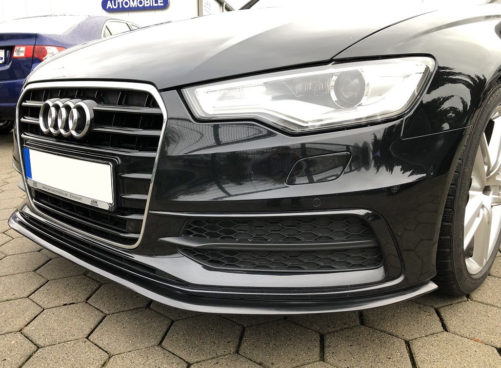 S line Front Bumper Spoiler Lip for Audi A6 4G C7 11-15 Prefacelift in ...