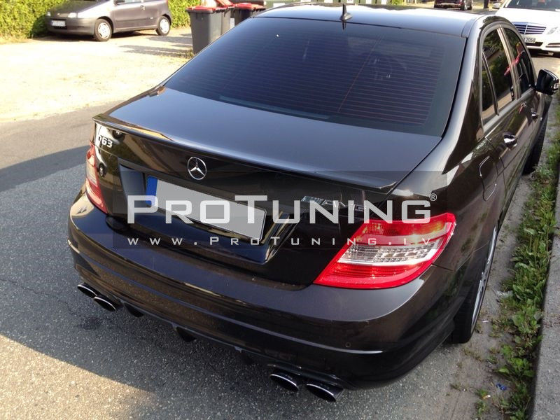 ANG Look Rear trunk Spoiler for Mercedes W204 Saloon in Spoilers - buy ...