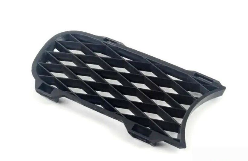 NEW GENUINE VW TOUAREG 2003-2007 FRONT BUMPER BLACK FOG LIGHT GRILL ...