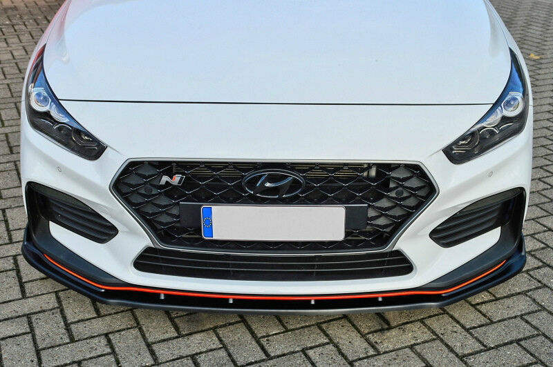 Black Gloss Front Bumper spoiler / skirt / valance For Hyundai I30N ...