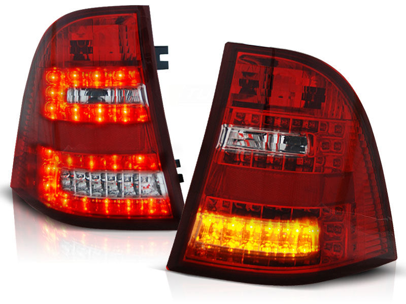 LED TAIL LIGHTS RED WHITE fits MERCEDES W163 ML M-CLASS 03.98- 05 in ...