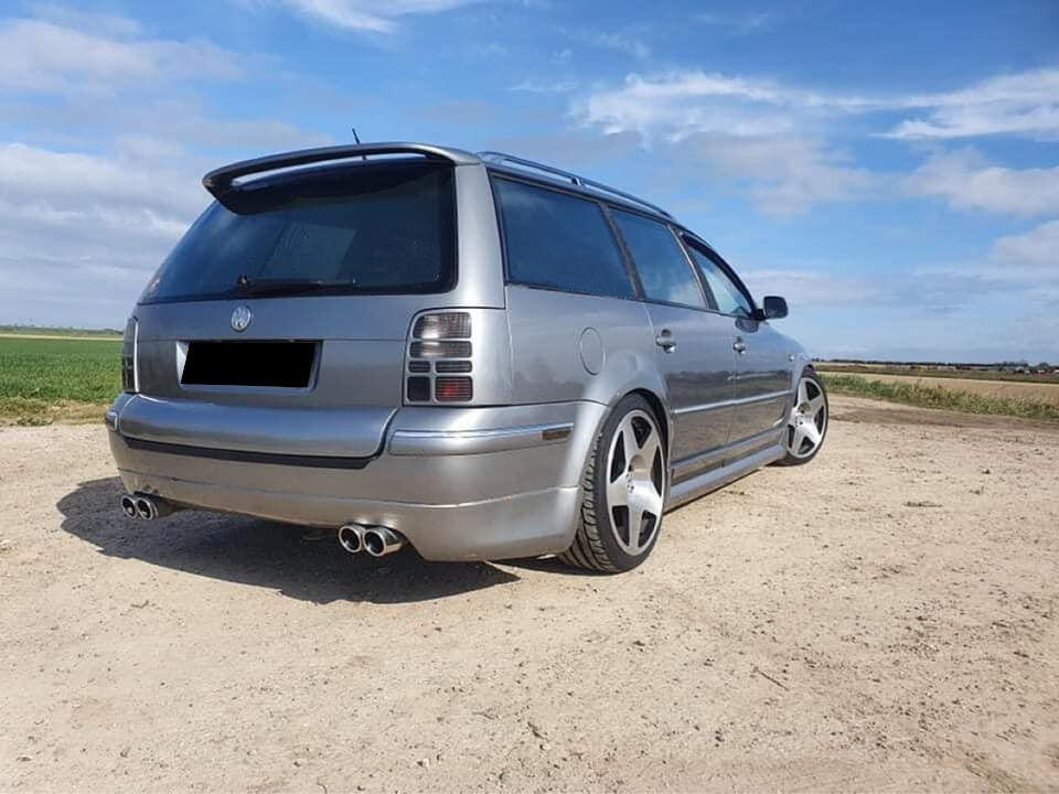 V look Rear door Lower addon Spoiler For VW Passat B5 + 3BG 96-05 in ...