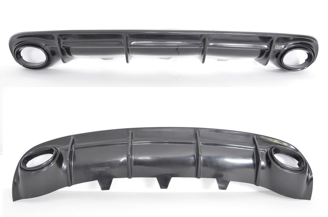 RS6 Look Rear Bumper Diffuser for Audi A6 C7 4G 2011-2014 Saloon in ...
