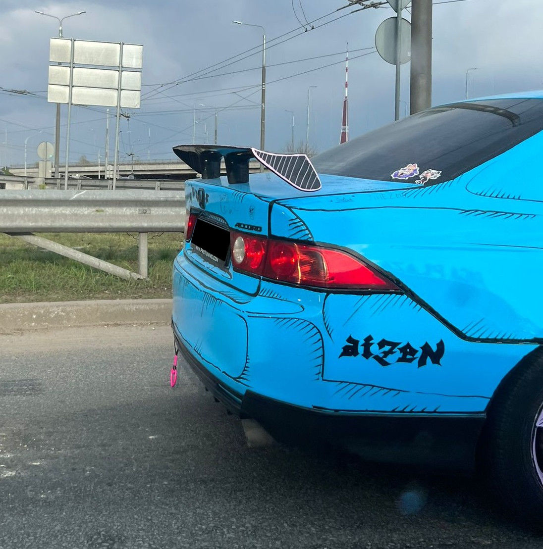 Type R STW DTM Rear trunk spoiler wing For Honda Accord MK7 02-08 in ...