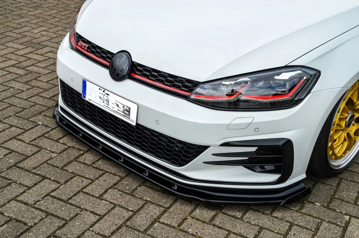 Performance Front Bumper spoiler with Wings / skirt / valance For VW ...