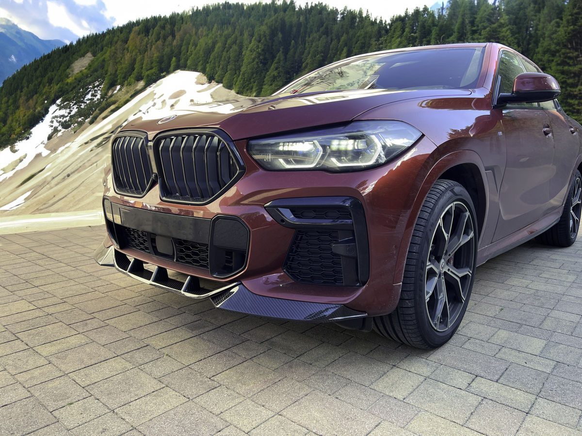 Performance Carbon Fibre front splitter for BMW X6 G06 M Sport in Lips ...