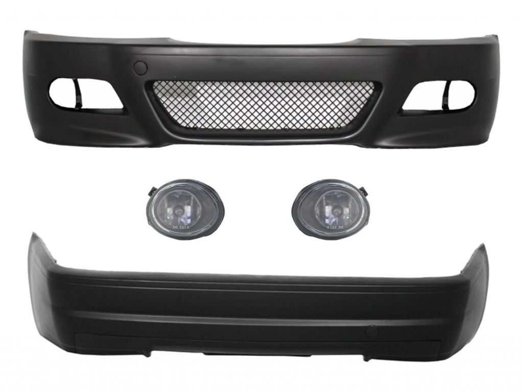 Body Kit Bumpers suitable for BMW E46 1998-2004 M3 CSL Design with Fog ...