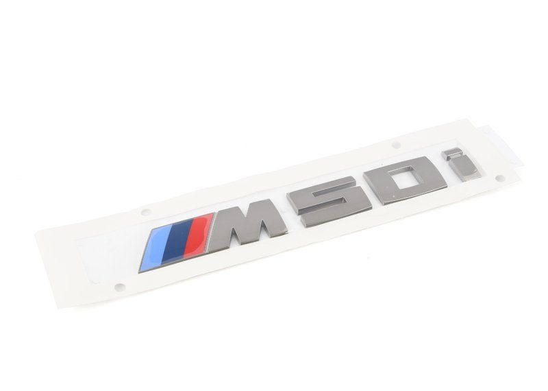 NEW GENUINE BMW X5 SERIES G05 M50iX REAR TAILGATE BADGE LABEL ...
