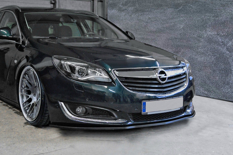 Black Gloss Front Bumper spoiler / skirt / valance ForOpel Insignia ...