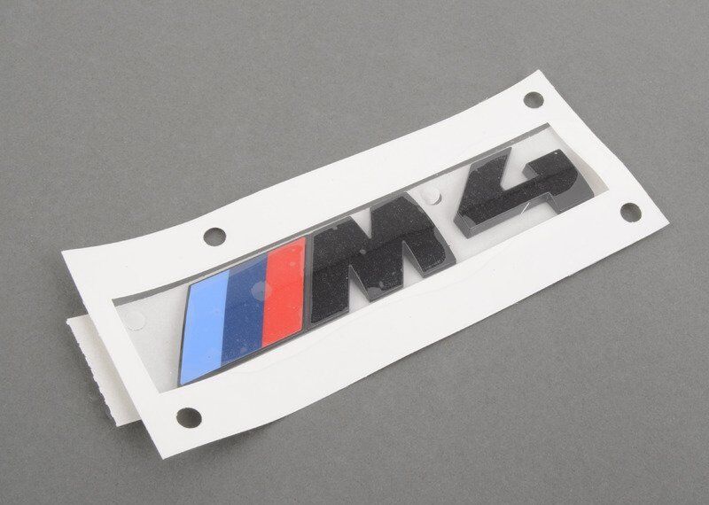 BMW NEW GENUINE F32 F82 F36 4 SERIES M4 BLACK LABEL STICKER BADGE ...