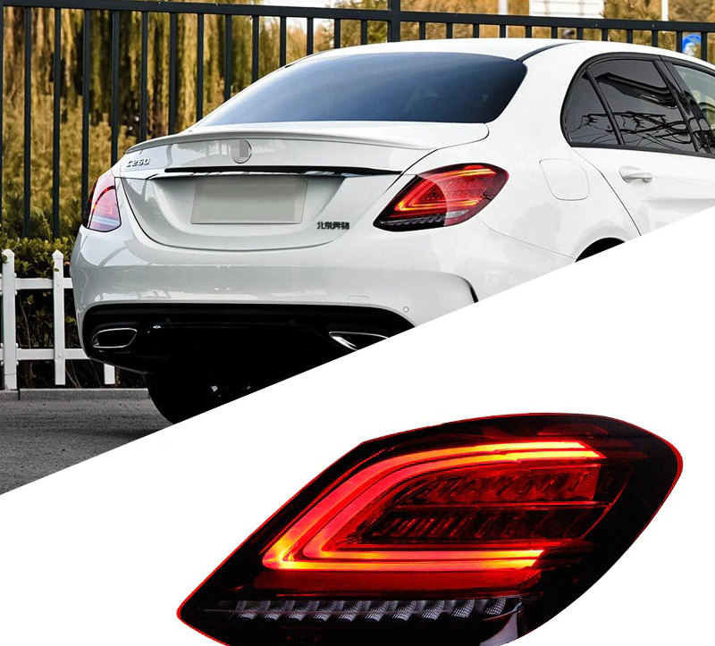 Facelift Design FULL LED Taillights set/ Rear lamps for Mercedes W205 ...