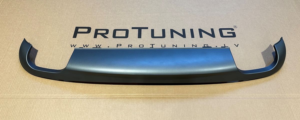 NEW GENUINE AUDI A4 S4 8E B7 REAR BUMPER DUAL EXHAUST CUT OUT DIFFUSER ...