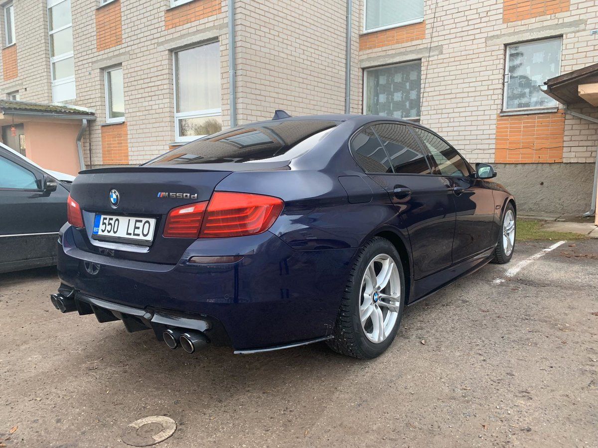 Rear Bumper ABS Gloss Flaps For BMW 5 Series F10 F11 in Rear Flaps ...