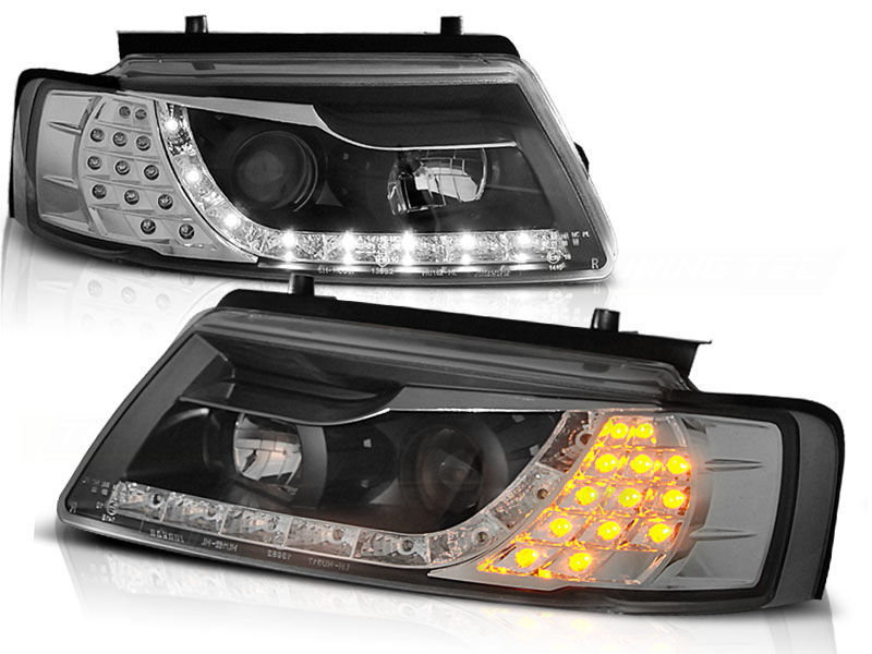 HEADLIGHTS DAYLIGHT BLACK PASSAT B5 96-00 in Headlights - buy best ...