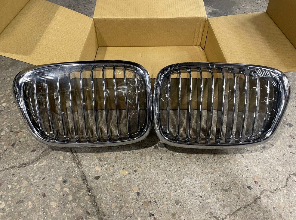 M Grills Chrome Front Kidneys For BMW E39 95-03 in Grills - buy best ...