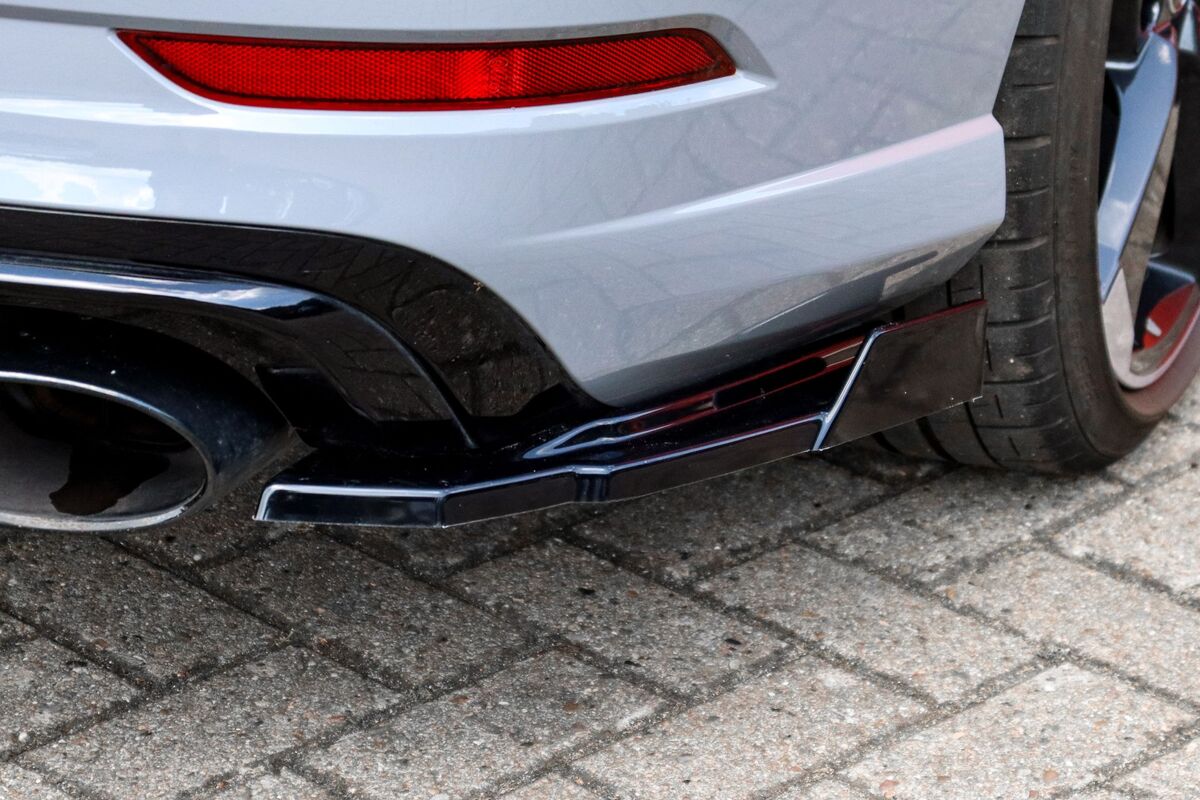 Performance Rear Bumper Side Flaps / Splitters For Audi RS3 8V Facelift ...