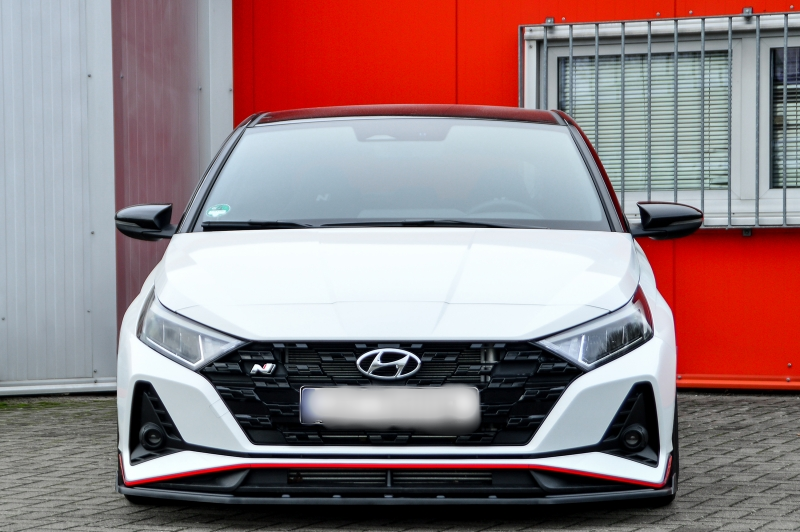 Black Gloss Front Bumper spoiler / skirt / valance with Wing For ...