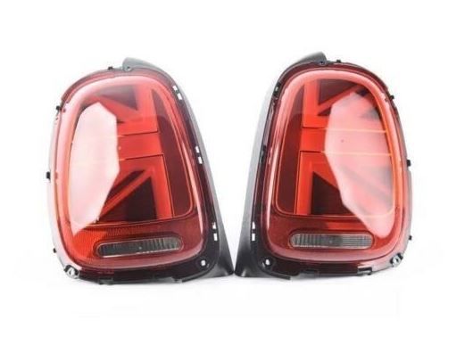 NEW GENUINE MINI F55 F56 F57 UNION JACK UK LED TAIL LIGHTS SET L+R ...